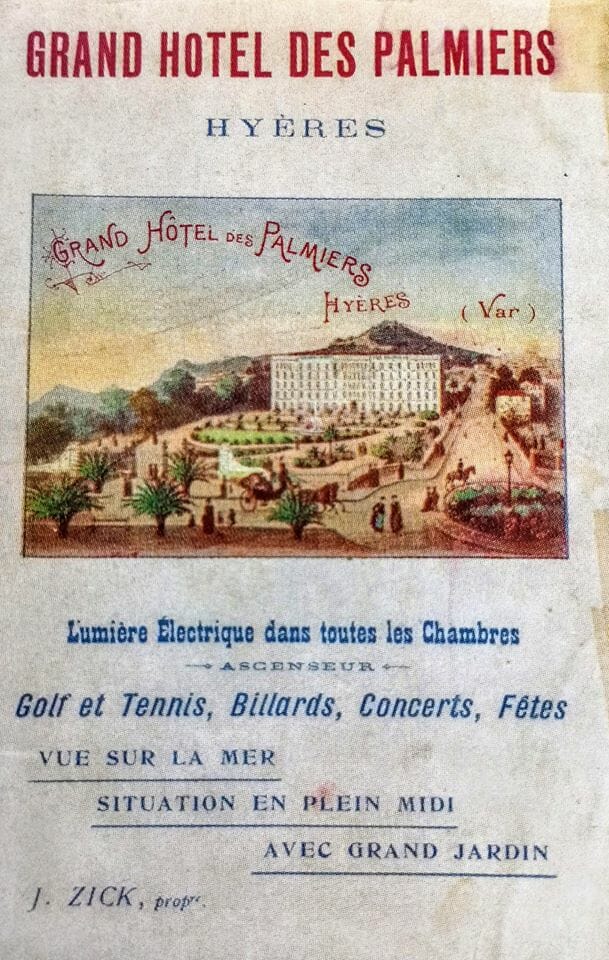 Hyères, des hivernants au tourisme balnéaire… - LOustau de la mar